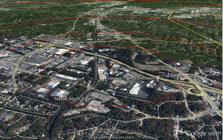 Cell Phone Tower Maps and Locations - Steel In The Air